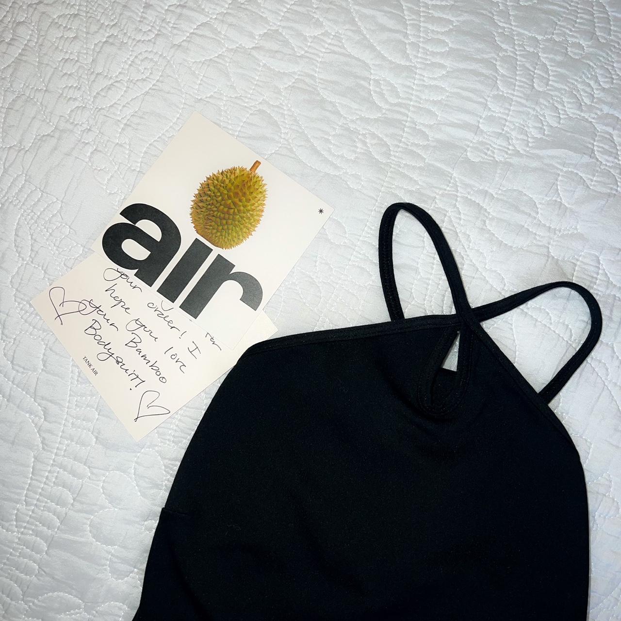 Tank Air Studio Bamboo Bodysuit Black - Small... - Depop