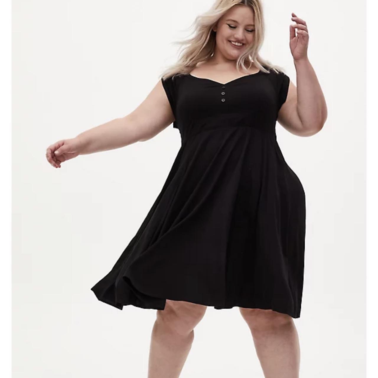 Torrid Women's Black Dress | Depop