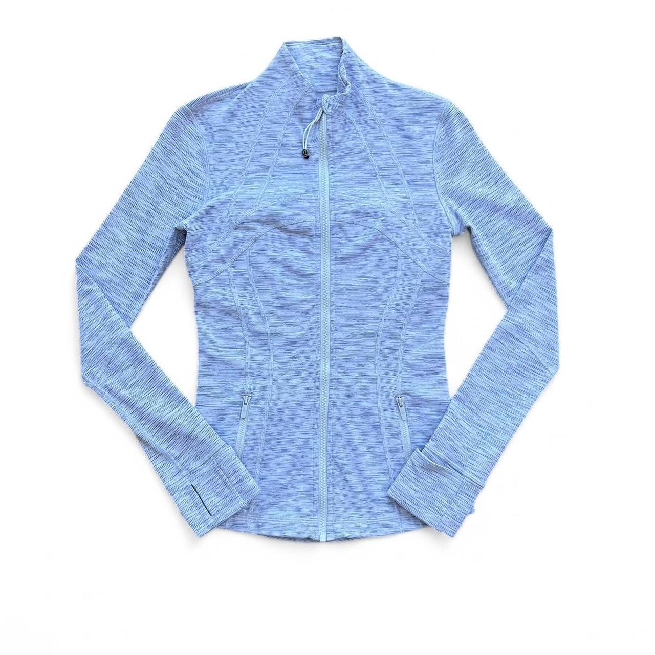 Grey Fitted Activewear BBL Jacket Size: (best for... | Depop