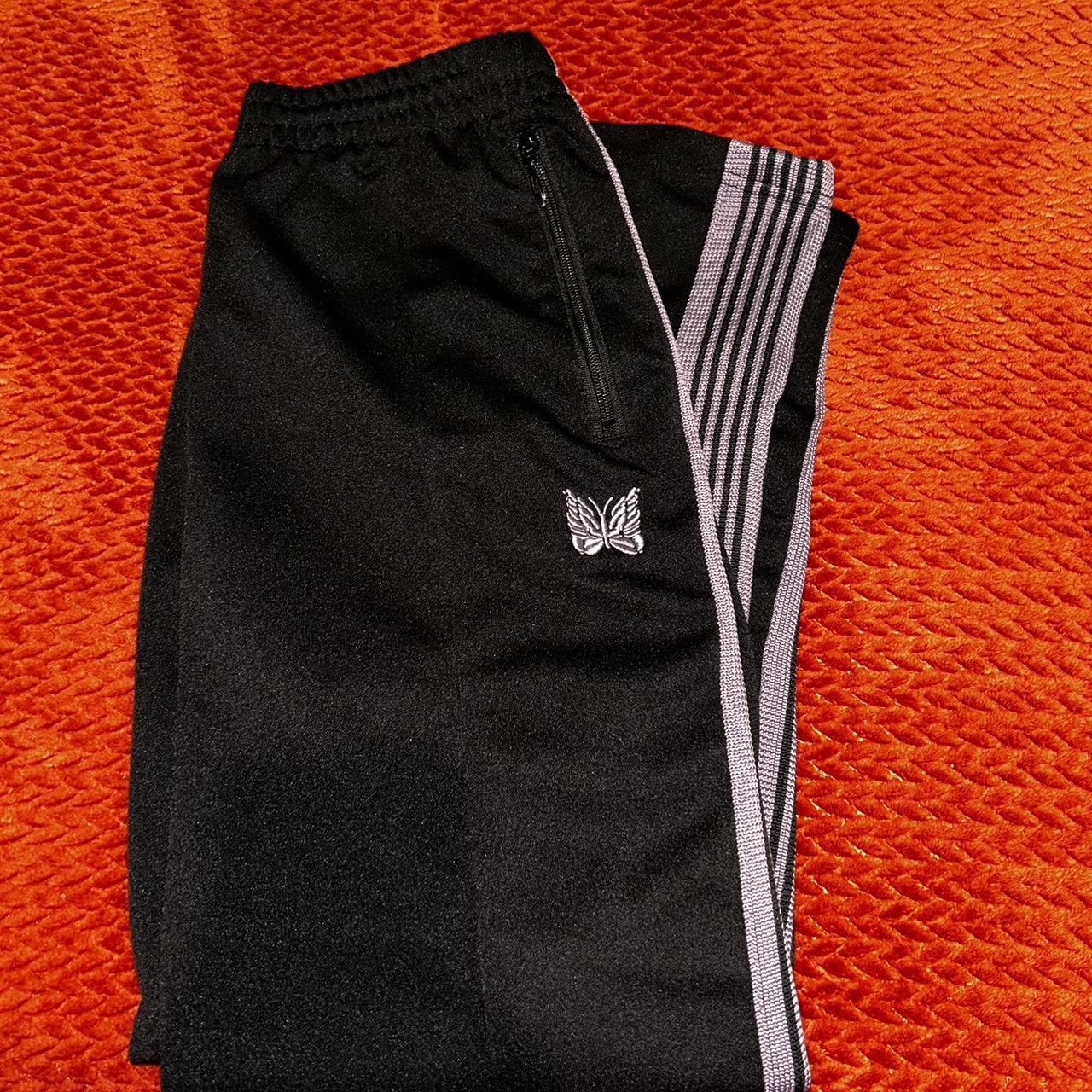 Needles Men's Black and Purple Joggers-tracksuits | Depop