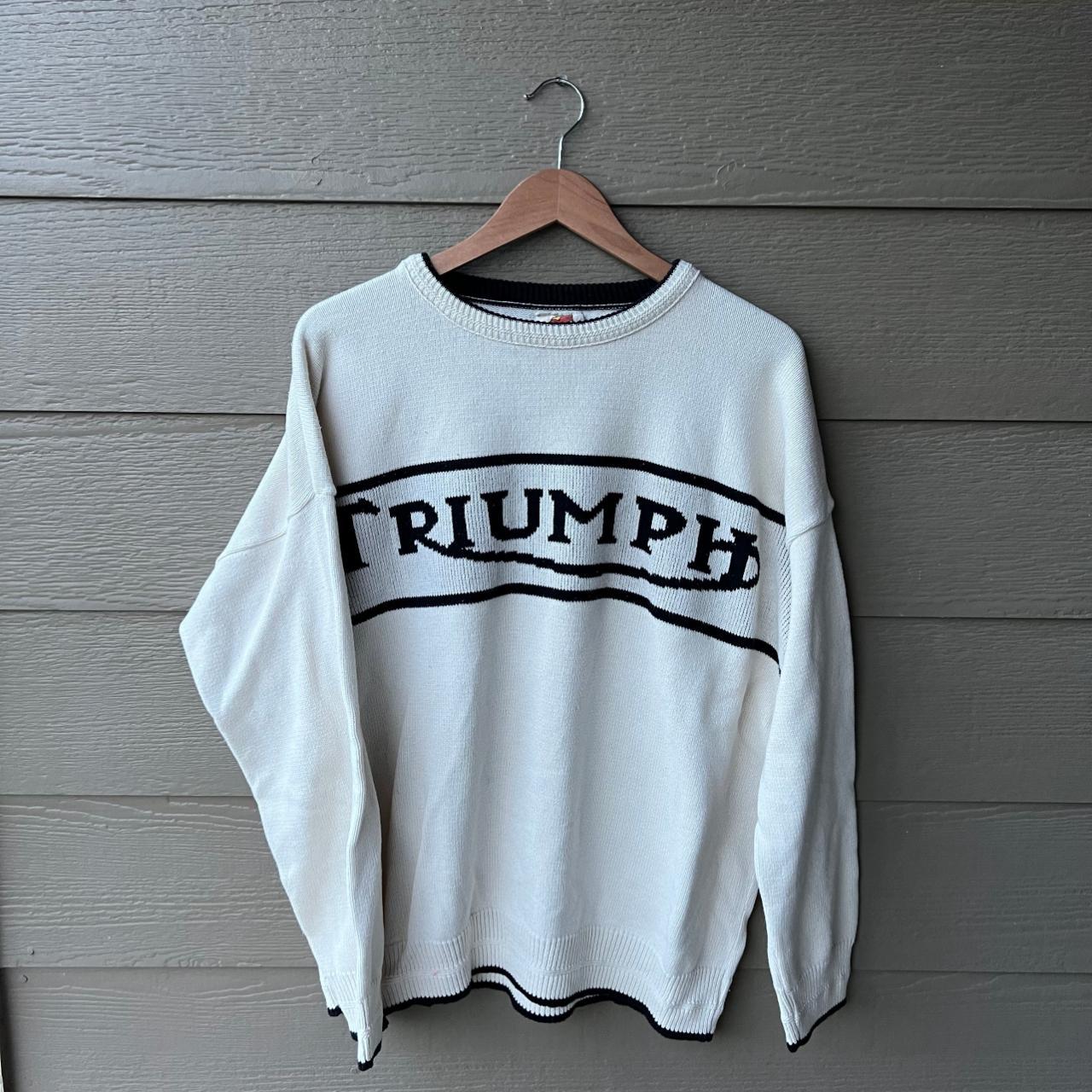 Triumph Motorcycles Sweater - Depop