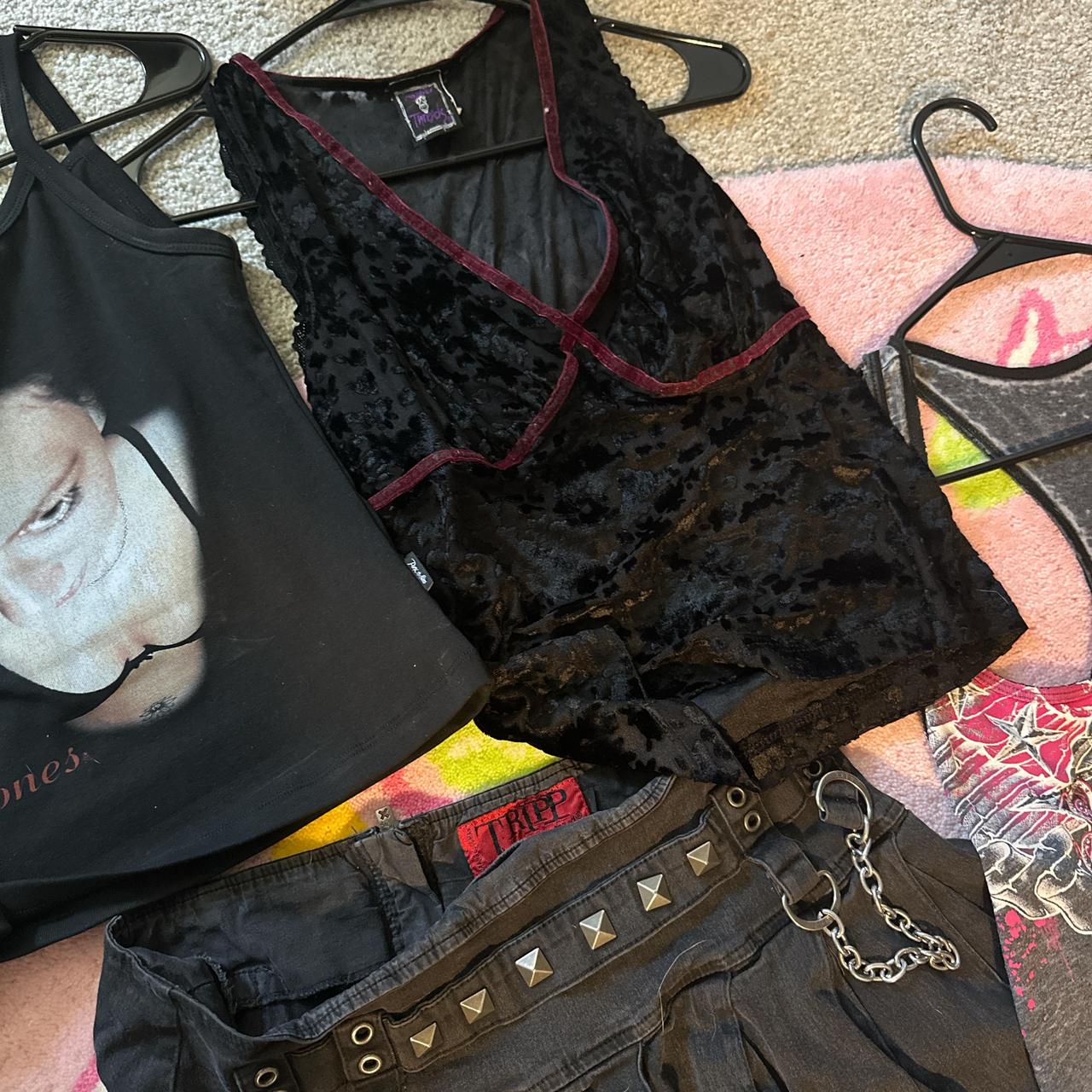 unlisted items! both corset tops are morbid threads... - Depop