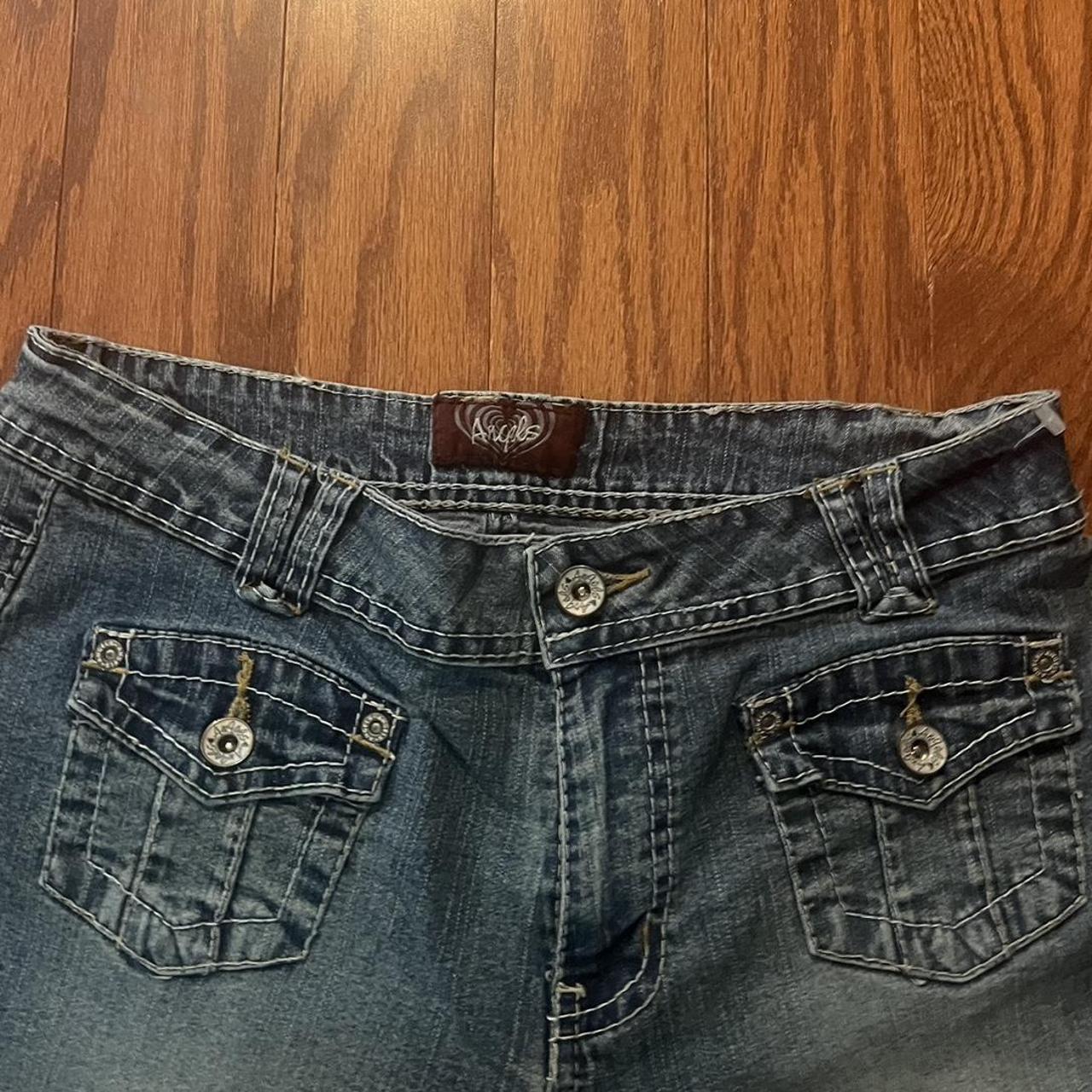 Angels Women's Blue Jeans | Depop
