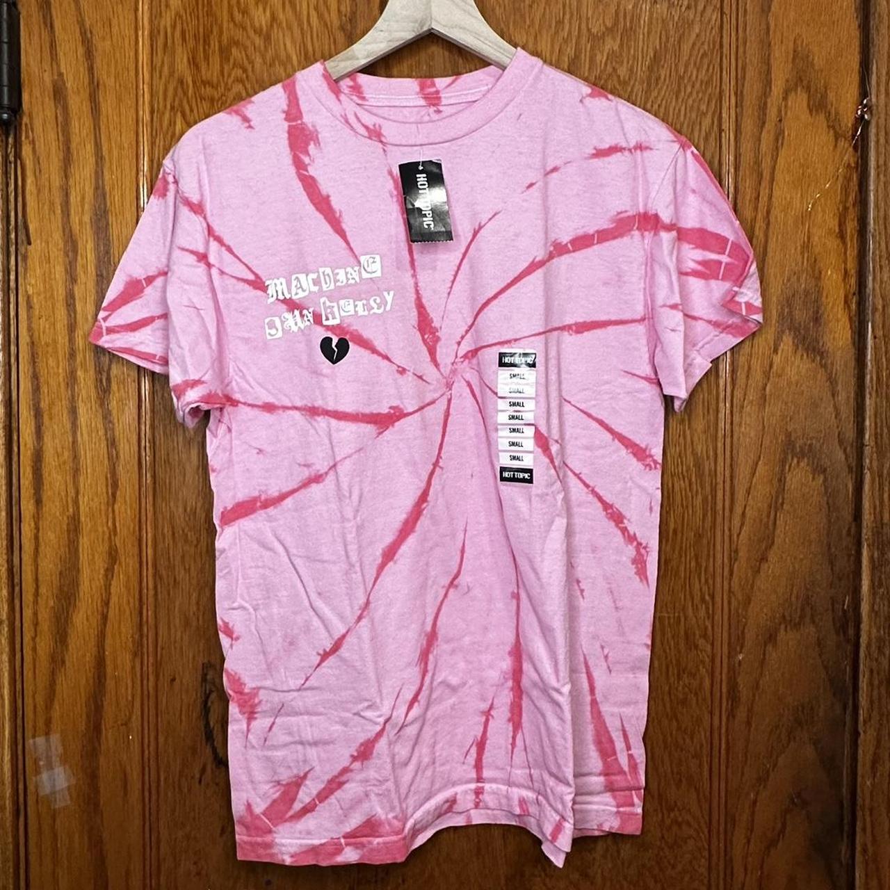 pink tie dye MACHINE GUN KELLY bloody valentine... | Depop