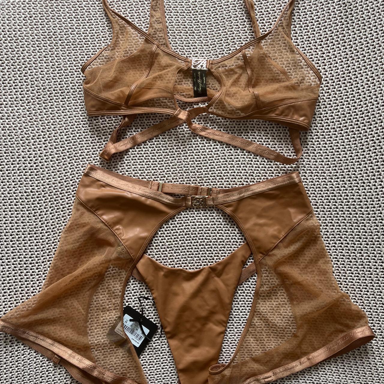 Honey Birdette Emily set in toffee. Bralette and... - Depop