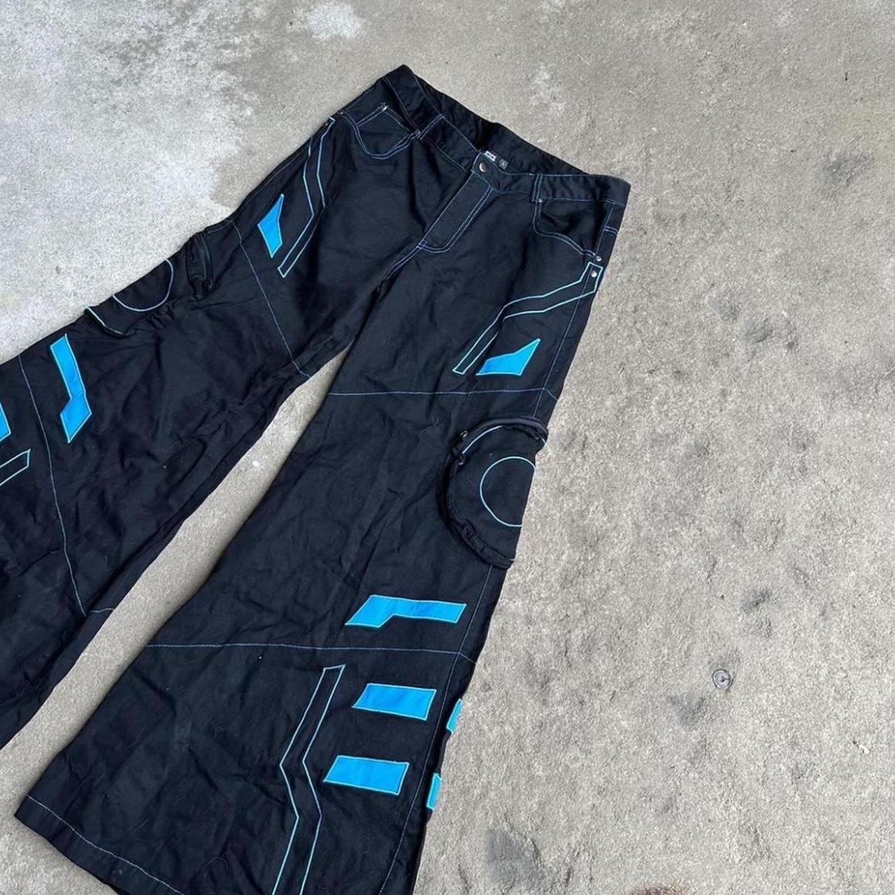 Early 2000's / Vintage Rave Festival Pants... - Depop