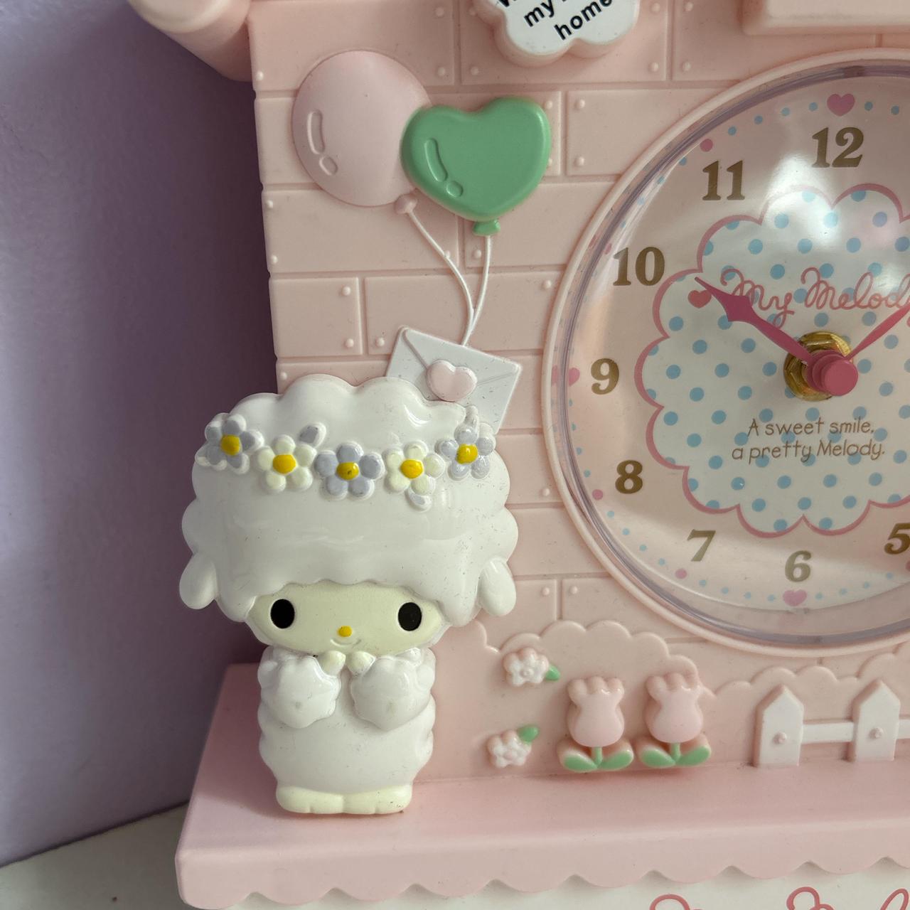 Sanrio My Melody Wall Clock Bedroom Decorate Hello... - Depop
