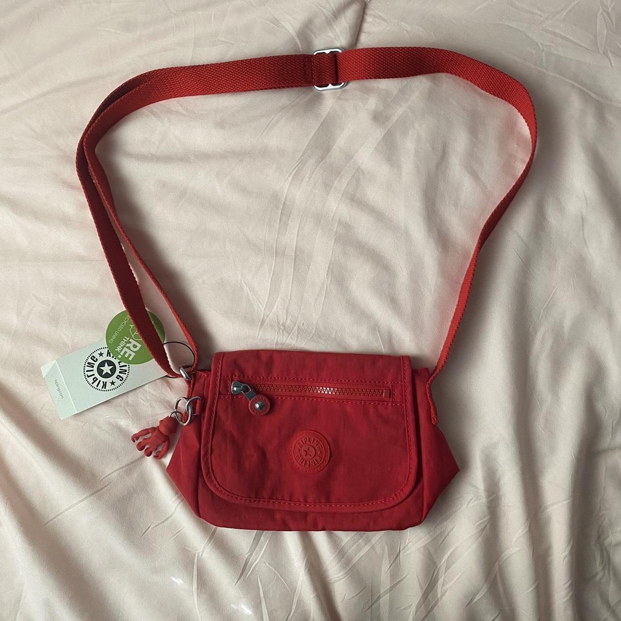 red kipling crossbody bag new with tags - Depop