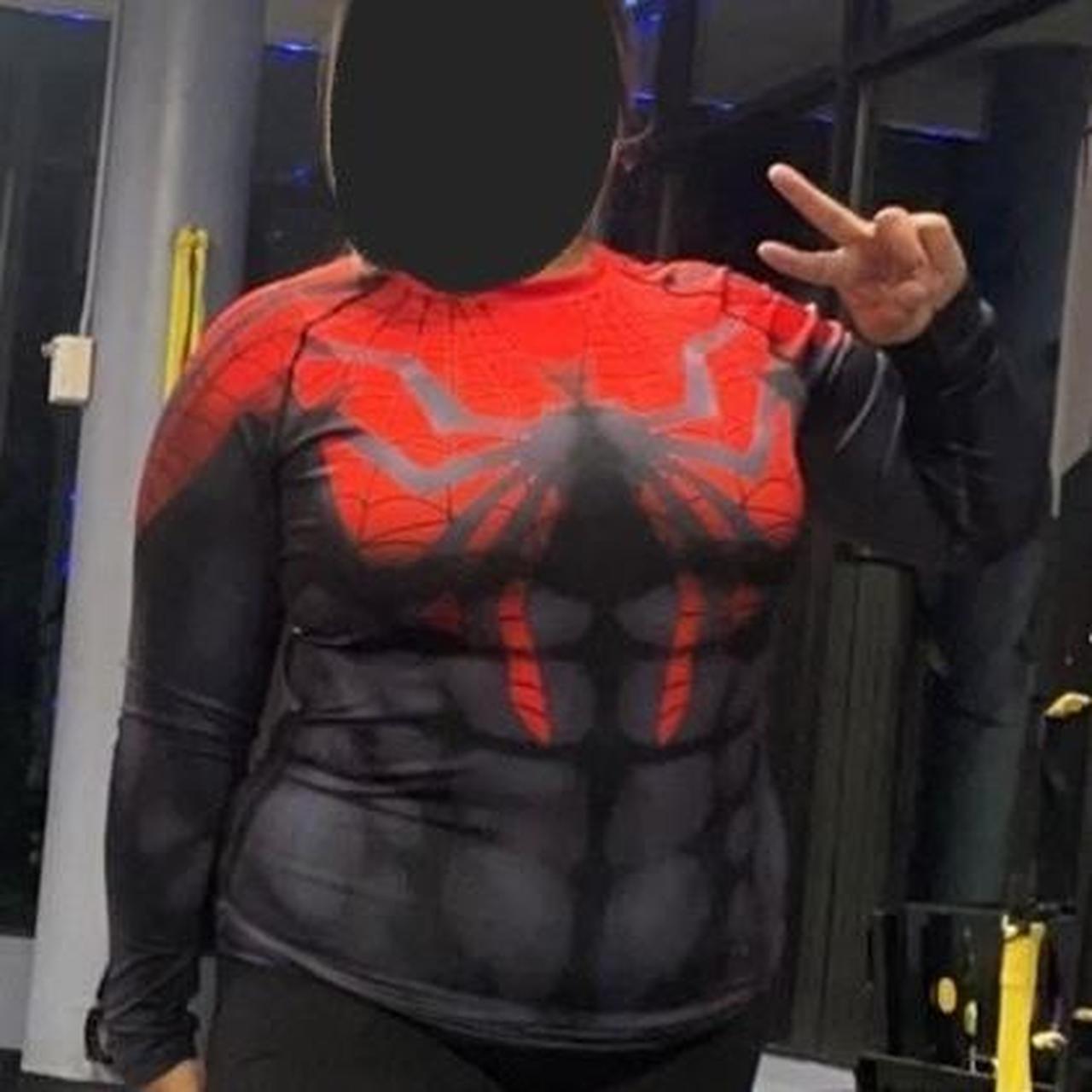 New! Spider-Man compression long-sleeve 🕷 Added a... | Depop