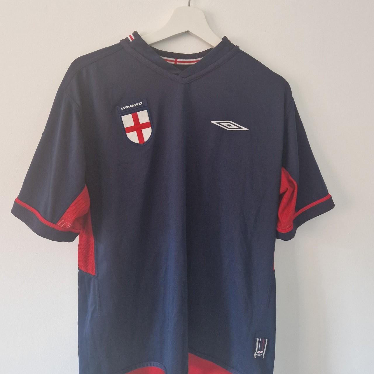 England Umbro Reversible Away Shirt 2002/2004 Size... - Depop
