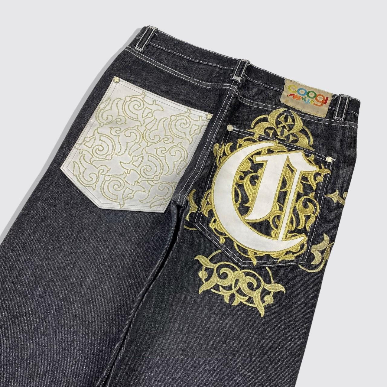 Coogi Jeans Baggy Fit Denim Jeans Measured... - Depop