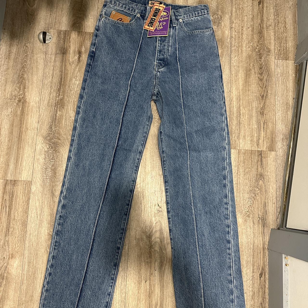 Corteiz C-Star Denim Jeans Blue Brand New condition... - Depop