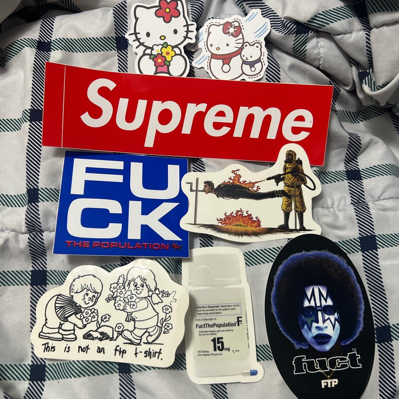FTP STICKER PACK COMES WITH A FREE SUPREME AND 2... - Depop