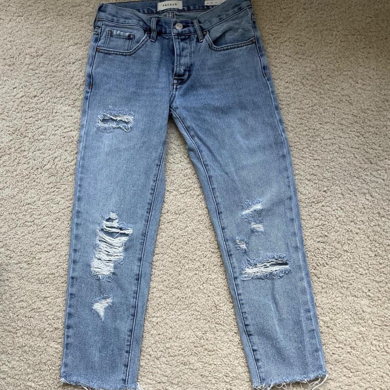 Blue straight leg jeans #straightleg pacsun jean bundle - Depop