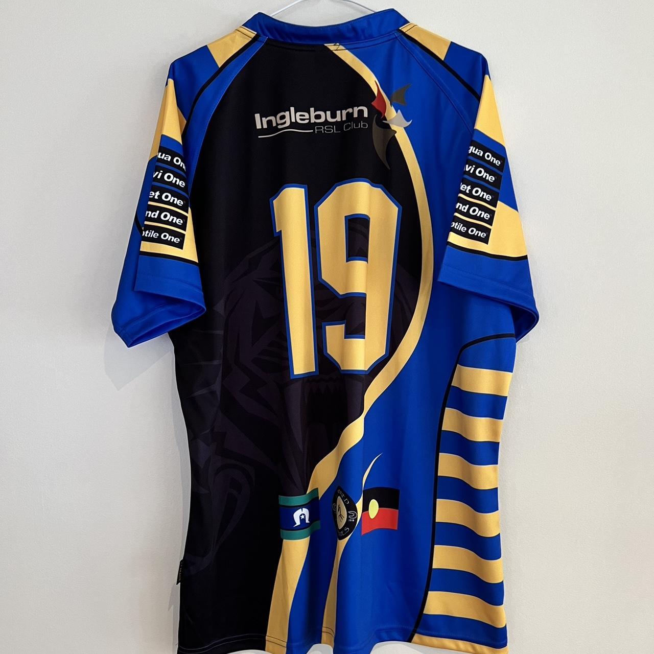 Ingleburn Tigers rugby league jersey XXL 2000s Fits... - Depop