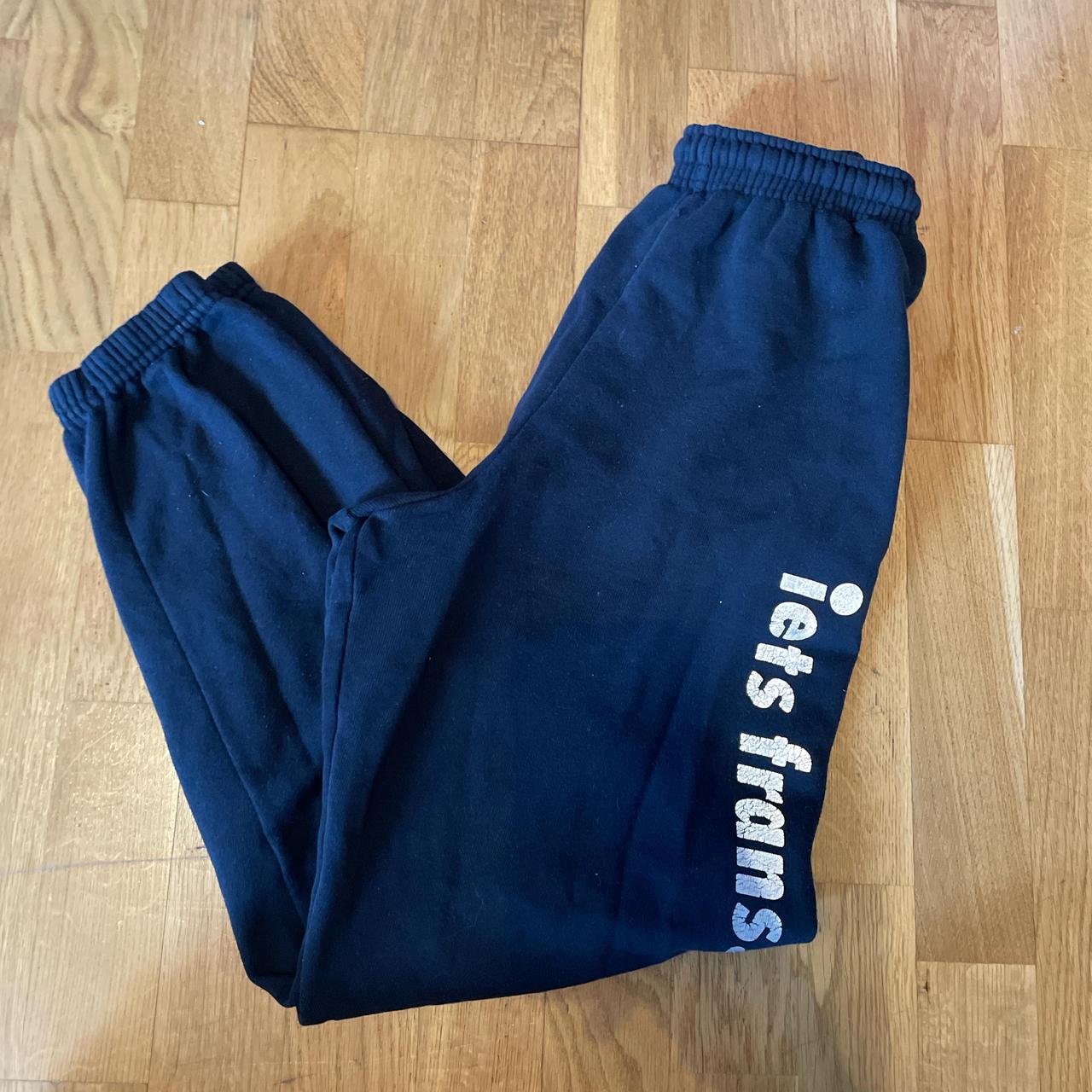black iets fran’s jogger sweatpants. in great used... - Depop