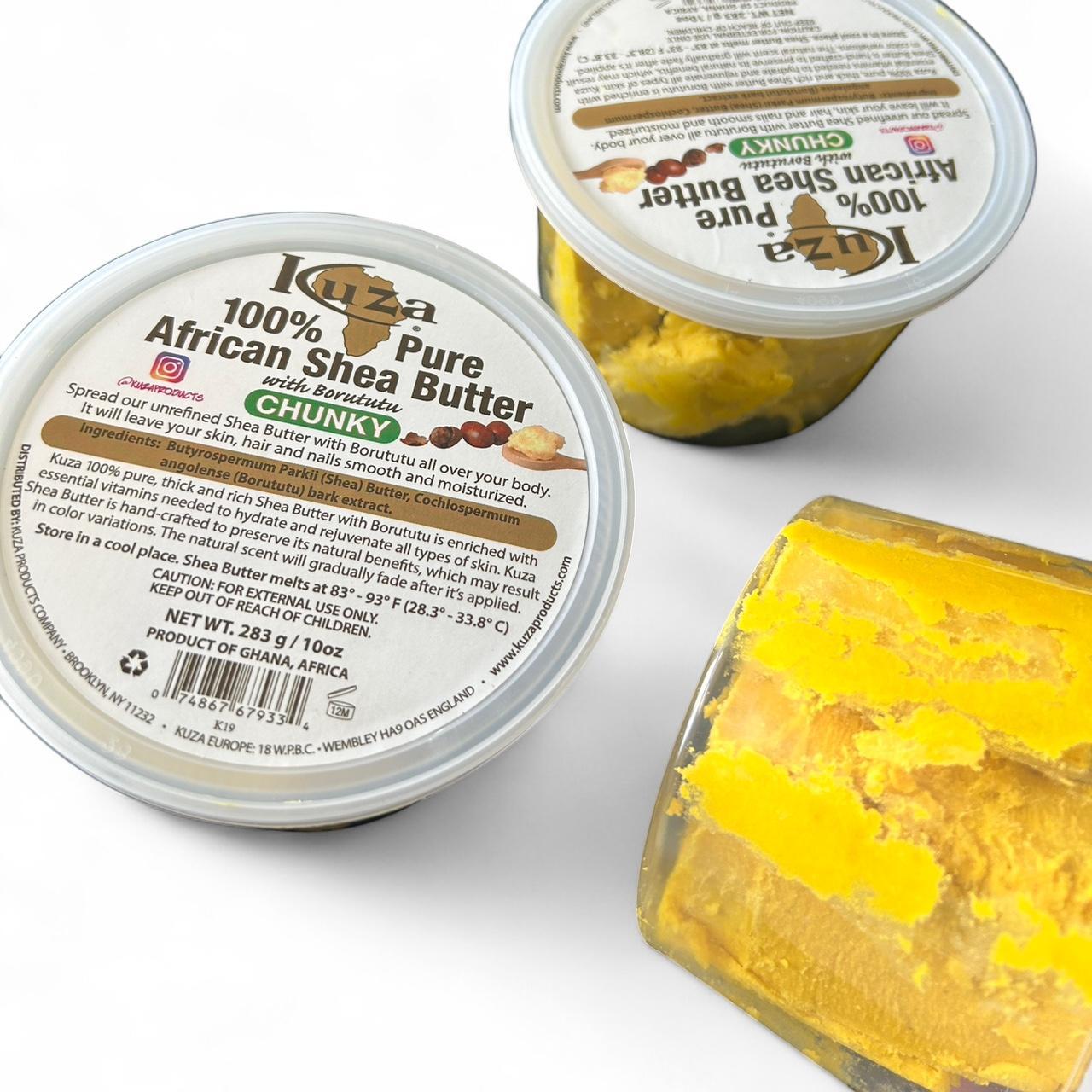 3 containers of 100% pure African Shea Butter 🏷️... | Depop