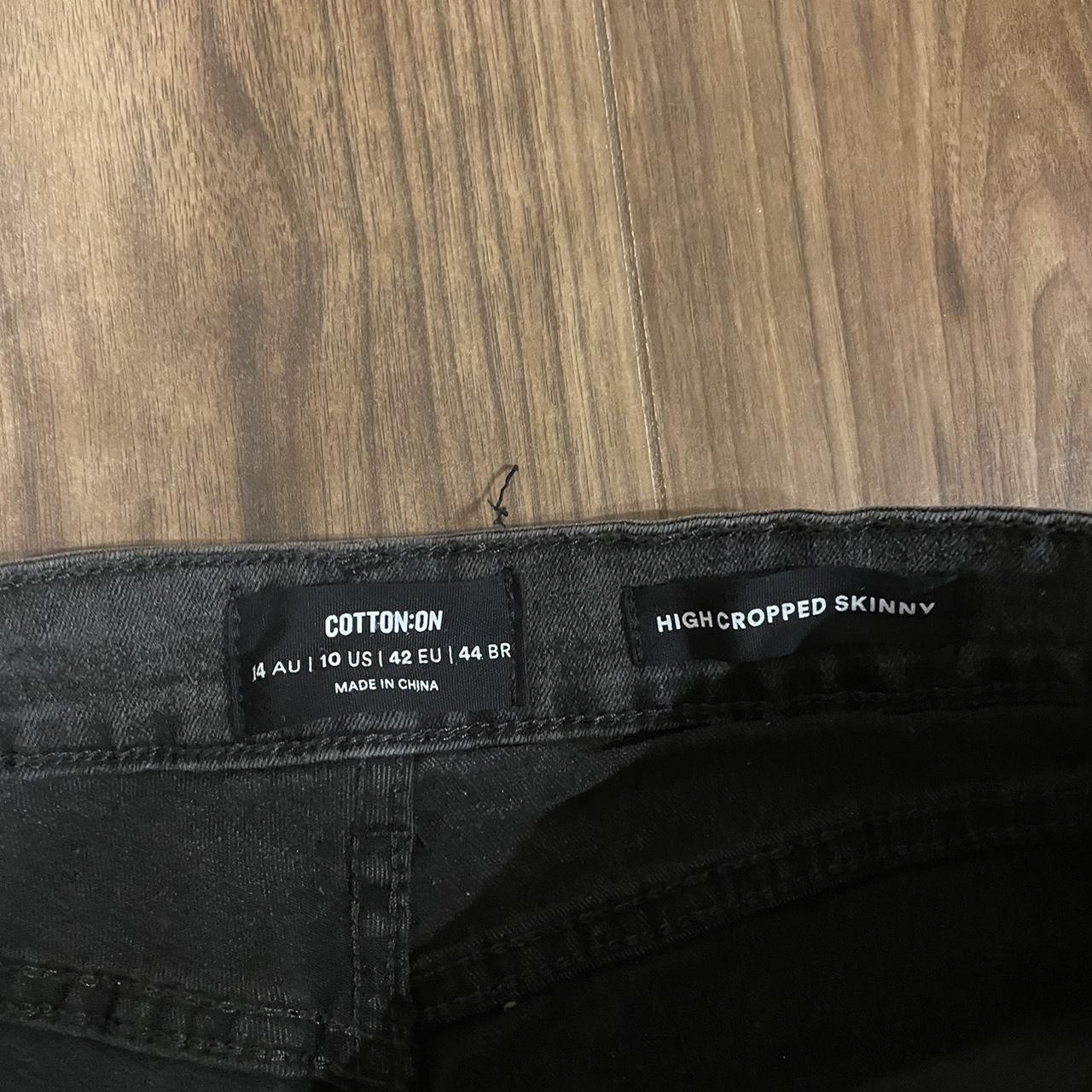 Cotton On high rise cropped skinny jeans Size UK14... - Depop