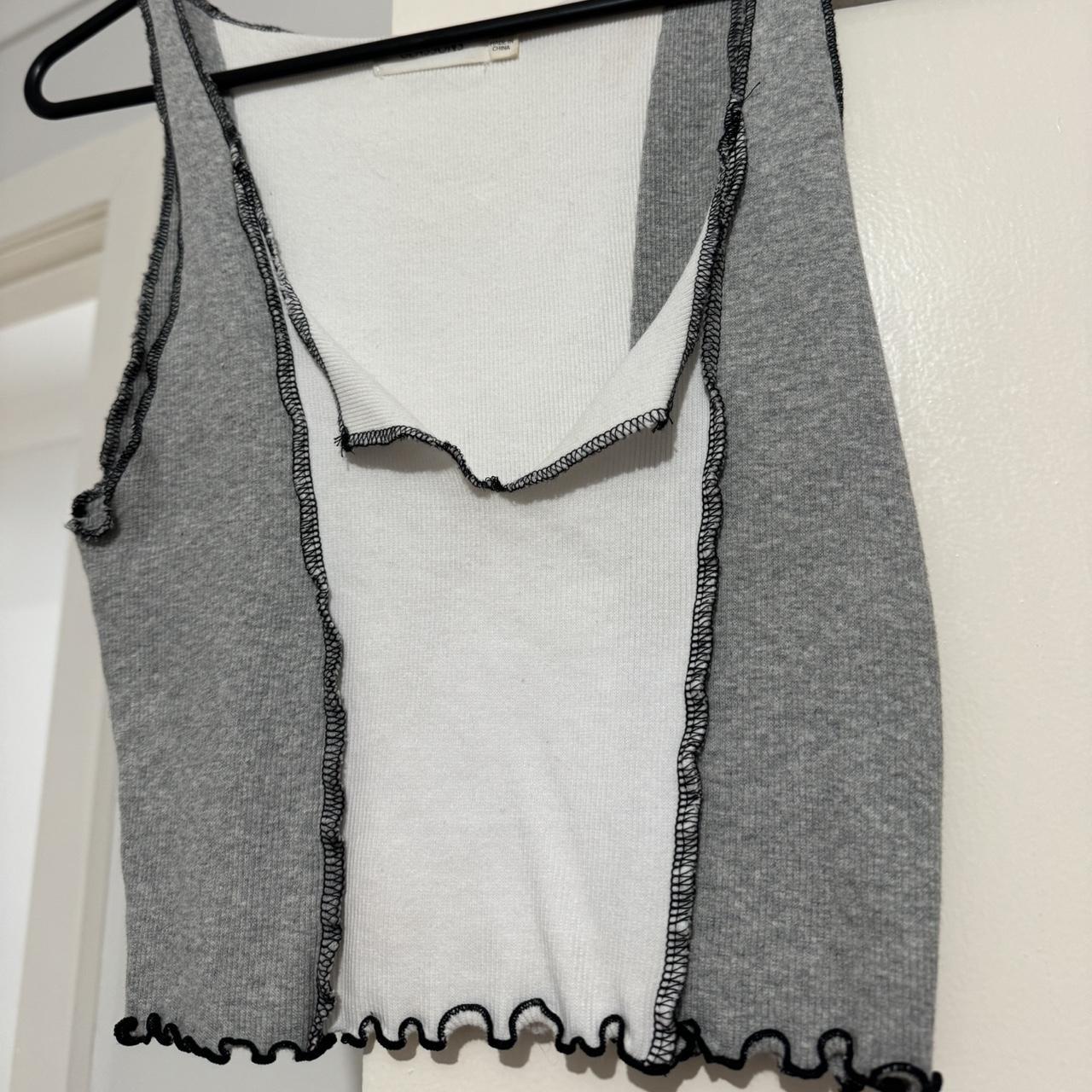 Glassons Cute Open Front Top - only worn once 🩶... - Depop