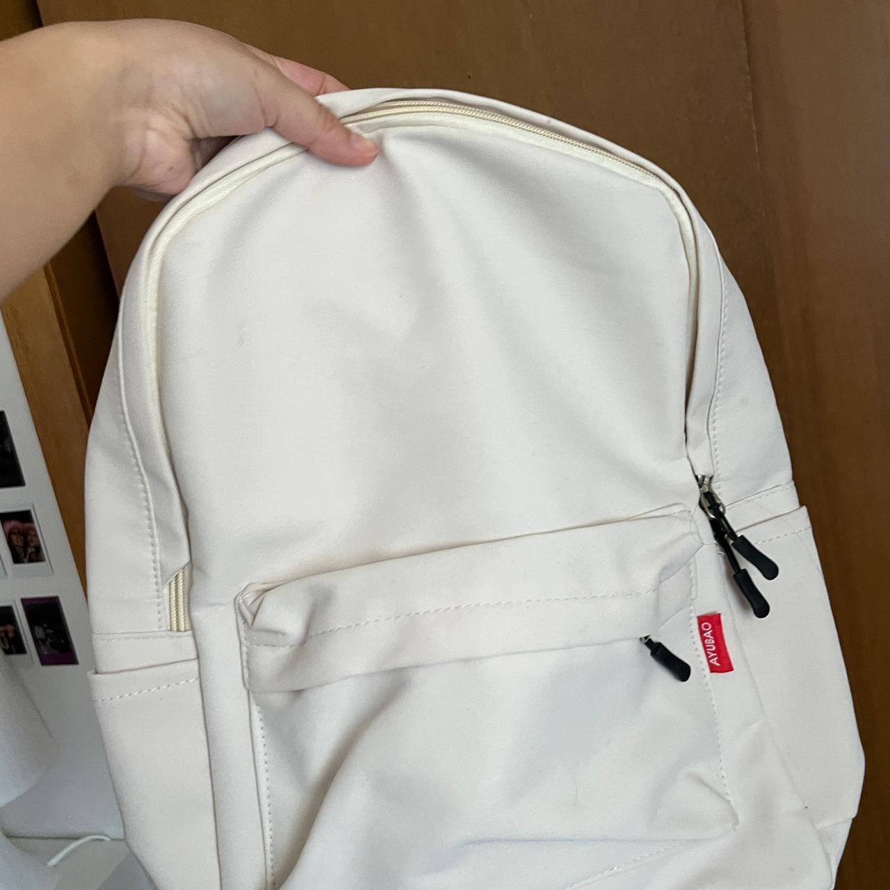 CREAM MINI BACKPACK - Depop