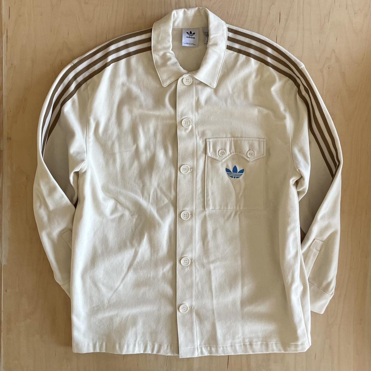Men’s Adidas over shirt / Jacket (Men’s Medium but... - Depop
