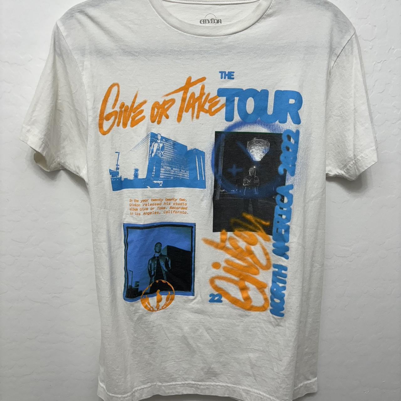 Giveon give or take tour merch Size medium Great... - Depop