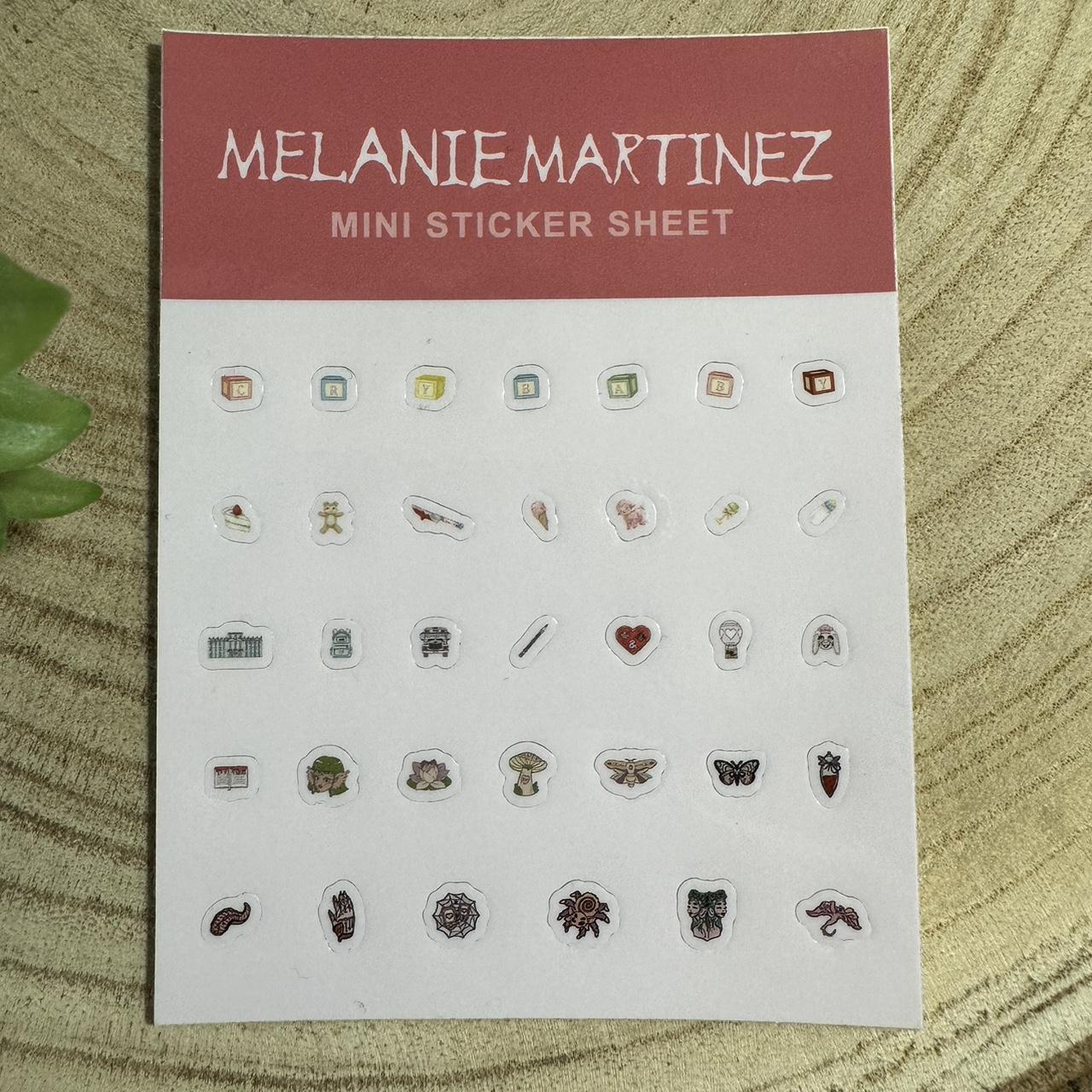 Melanie Martinez Mini Sticker Sheet Trilogy Tour VIP... - Depop