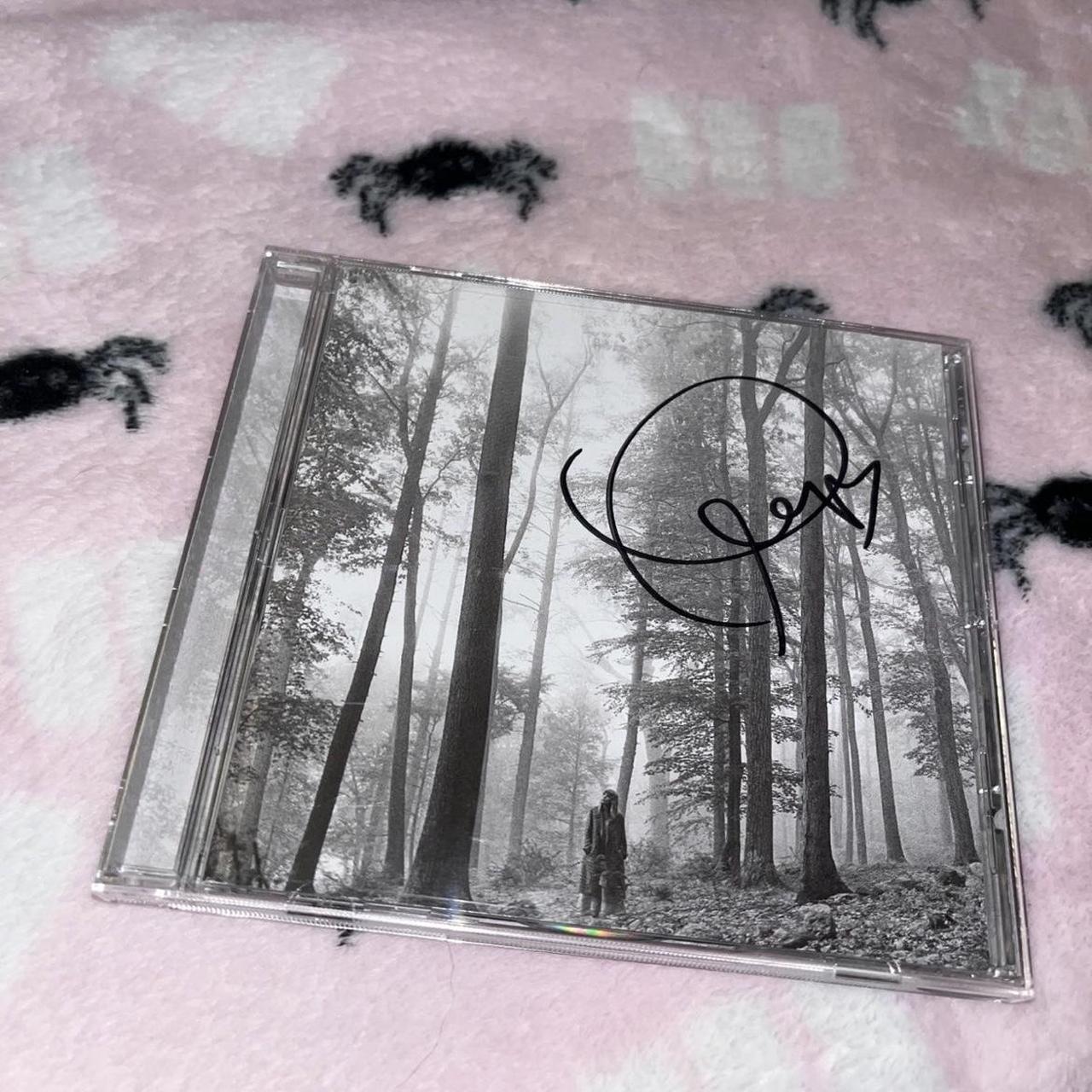 Signed Taylor Swift Folklore Album has only been... - Depop