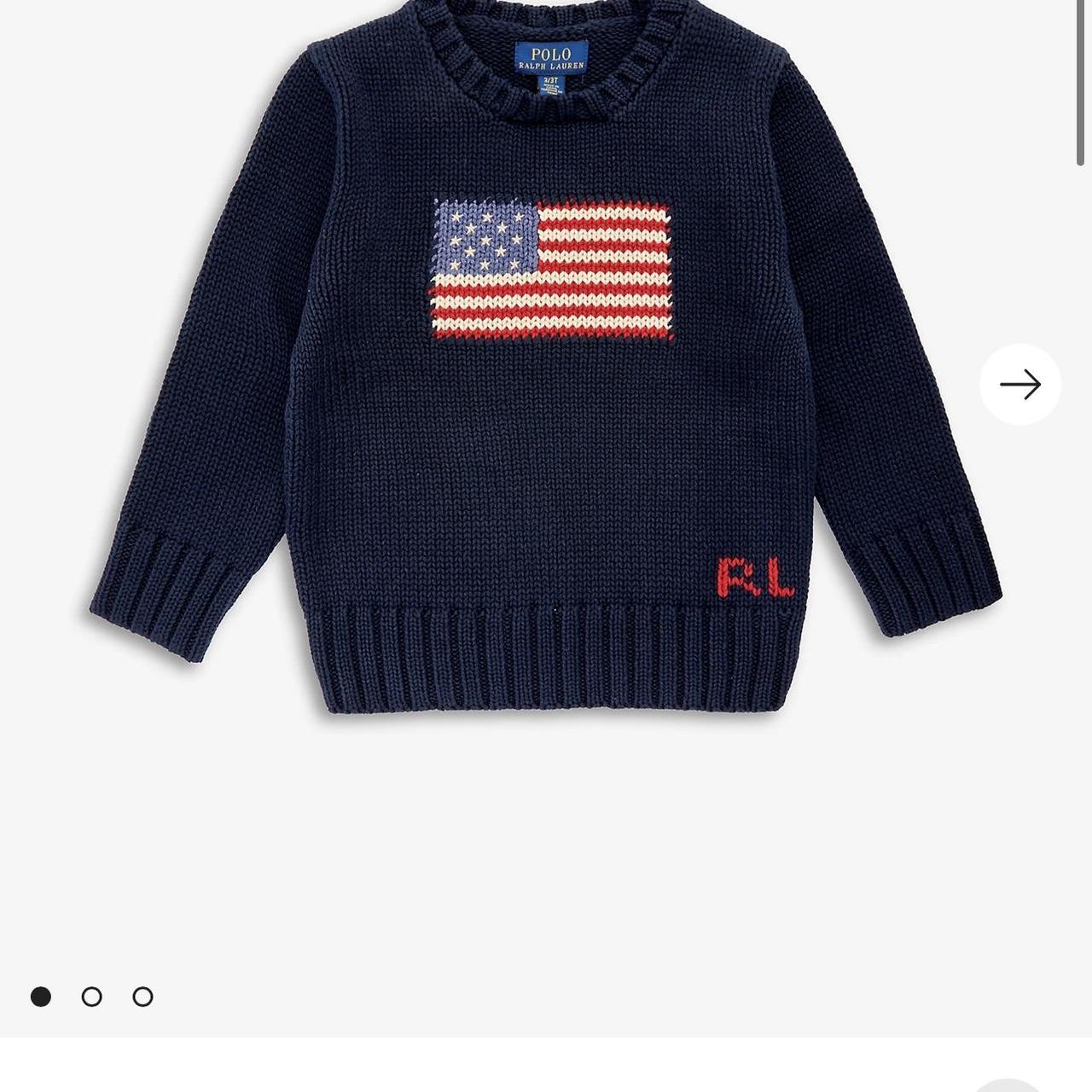 BRAND NEW Ralph Lauren American Flag Jumper. 6 years... - Depop