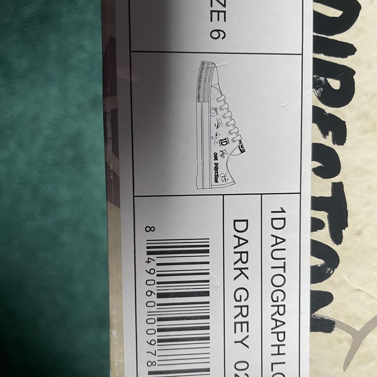 One Direction Converse Shoes Only worn once Size 6 - Depop