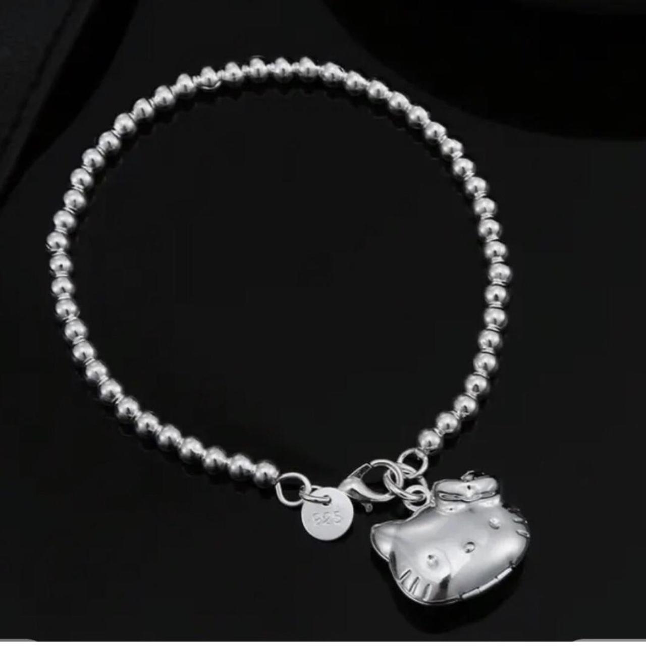 New stamped 925 sterling silver hello Kitty Locket... - Depop