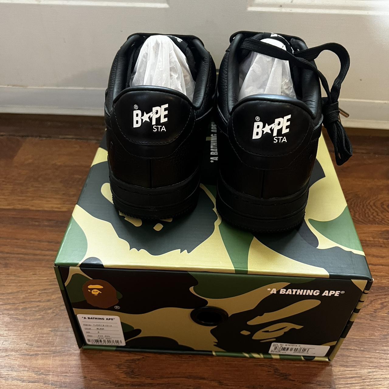 Triple Black Bapesta worn 2x (accepts offers) - Depop