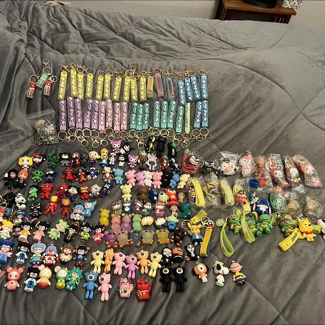 HUGE BUNDLE over 130 Character keychains.. 140... - Depop
