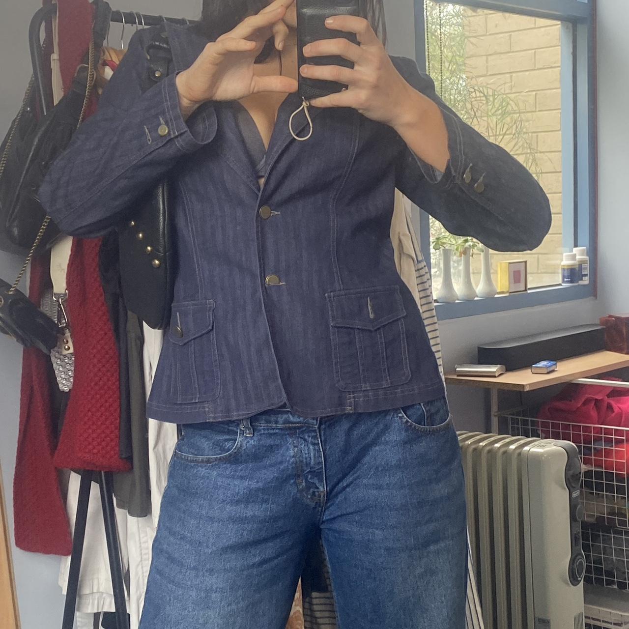 Denim jacket/ top from POSTIE FASHION - Depop