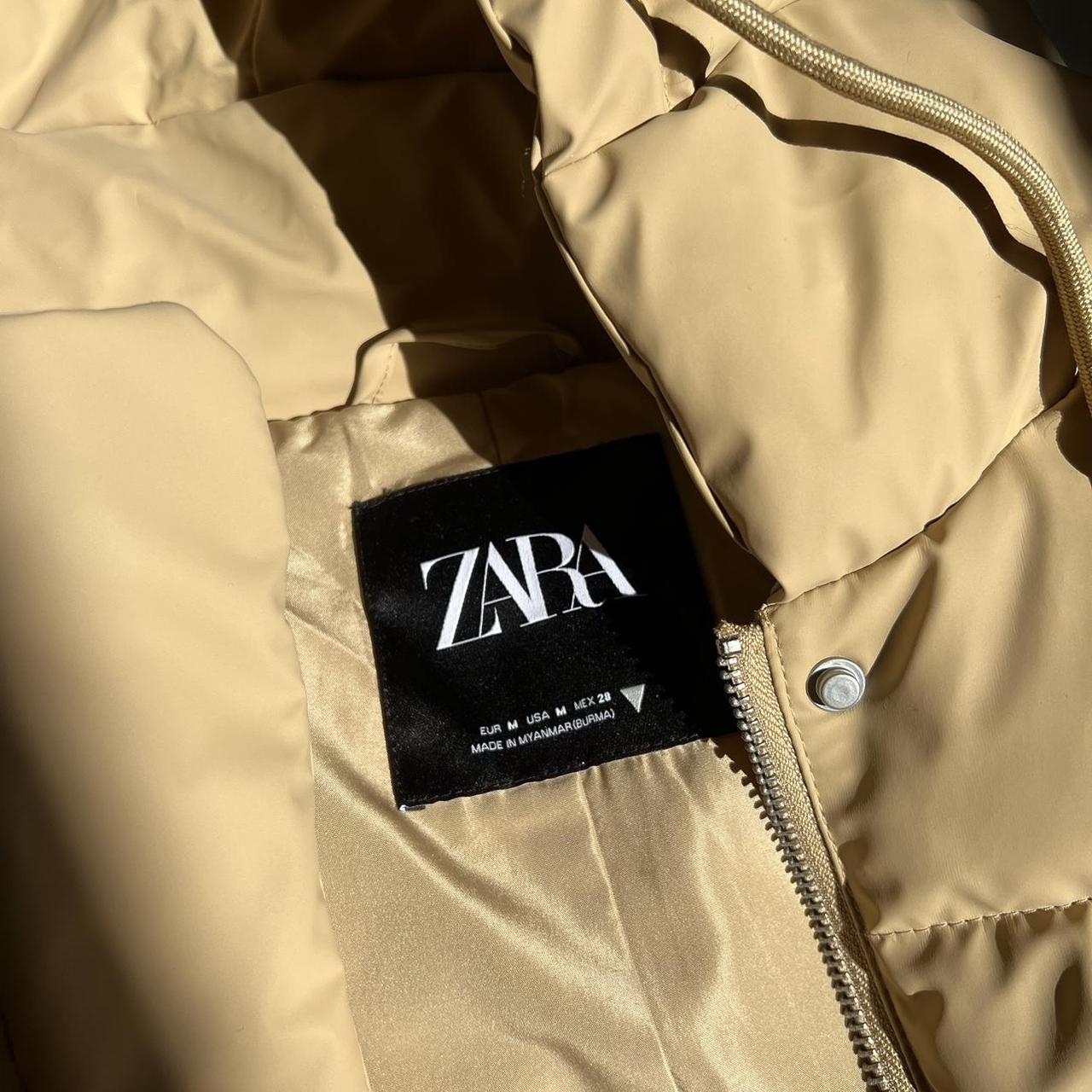 Zara Women's Tan Jacket | Depop