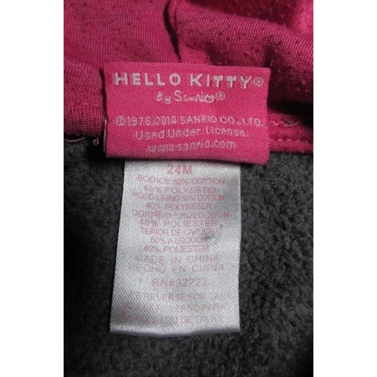 Hello Kitty Girls Full Zip Up Long Sleeve Hoodie.... - Depop