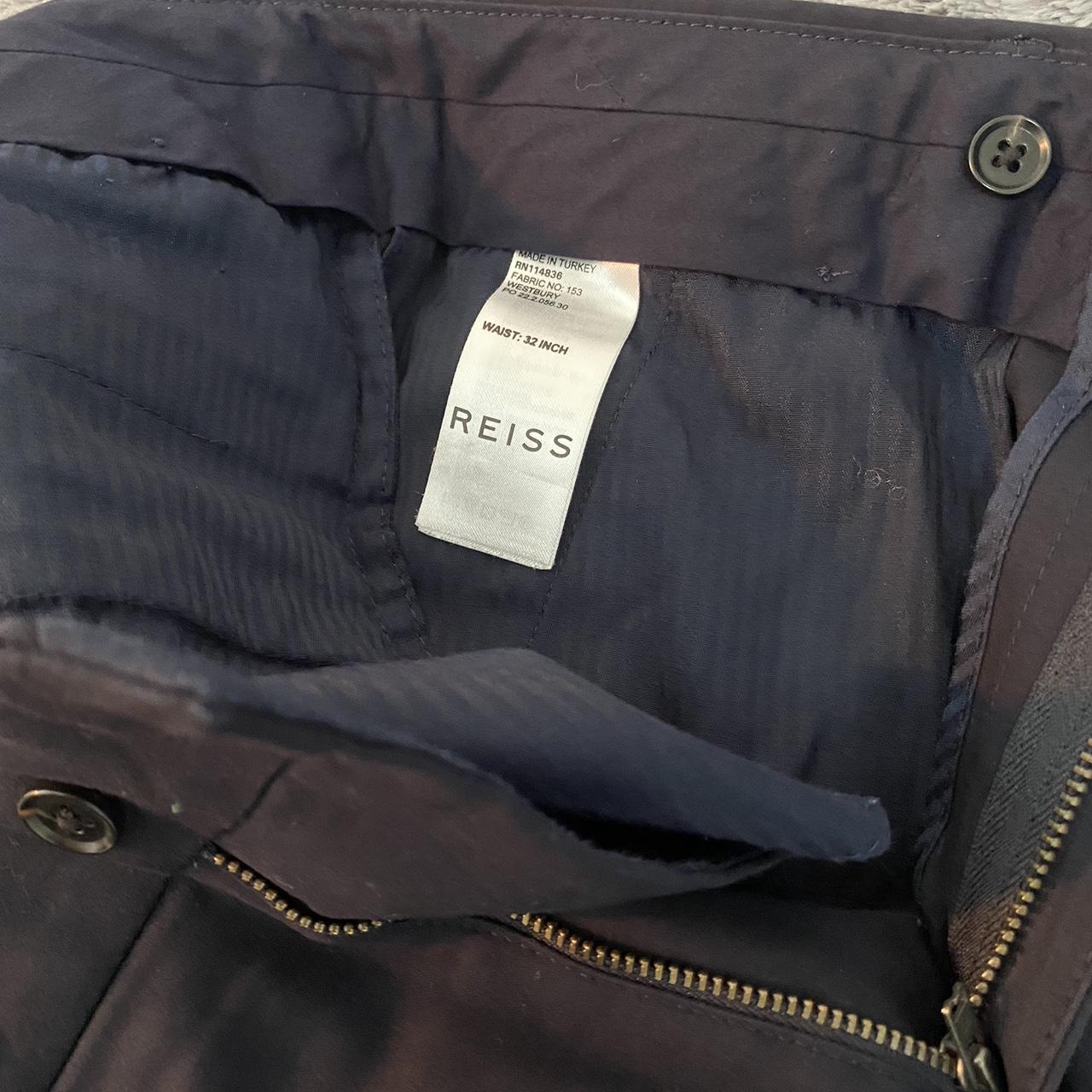 Reiss Men's Navy Trousers | Depop