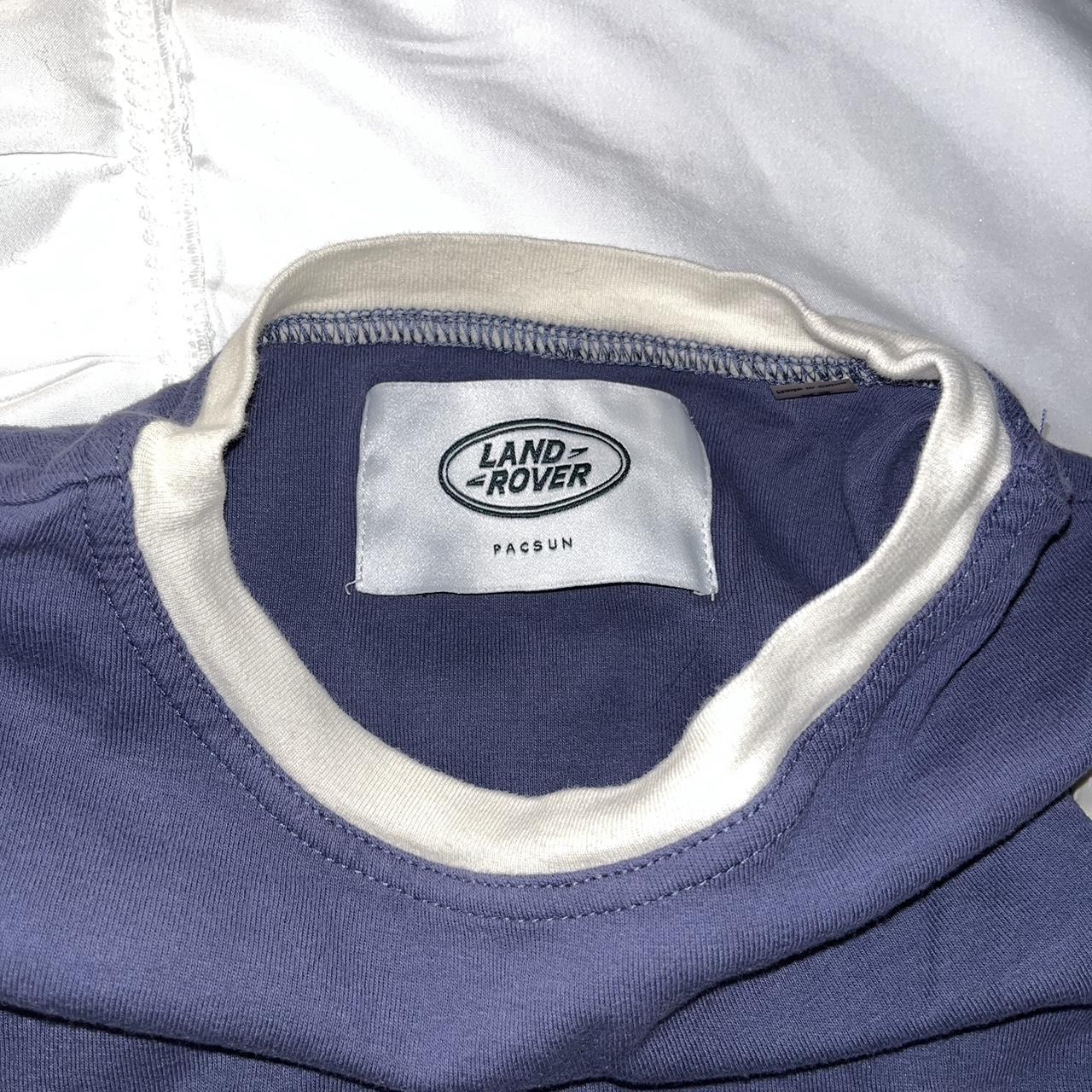 land rover cropped baby tee🤩 size:xs #pacsun #babytee - Depop