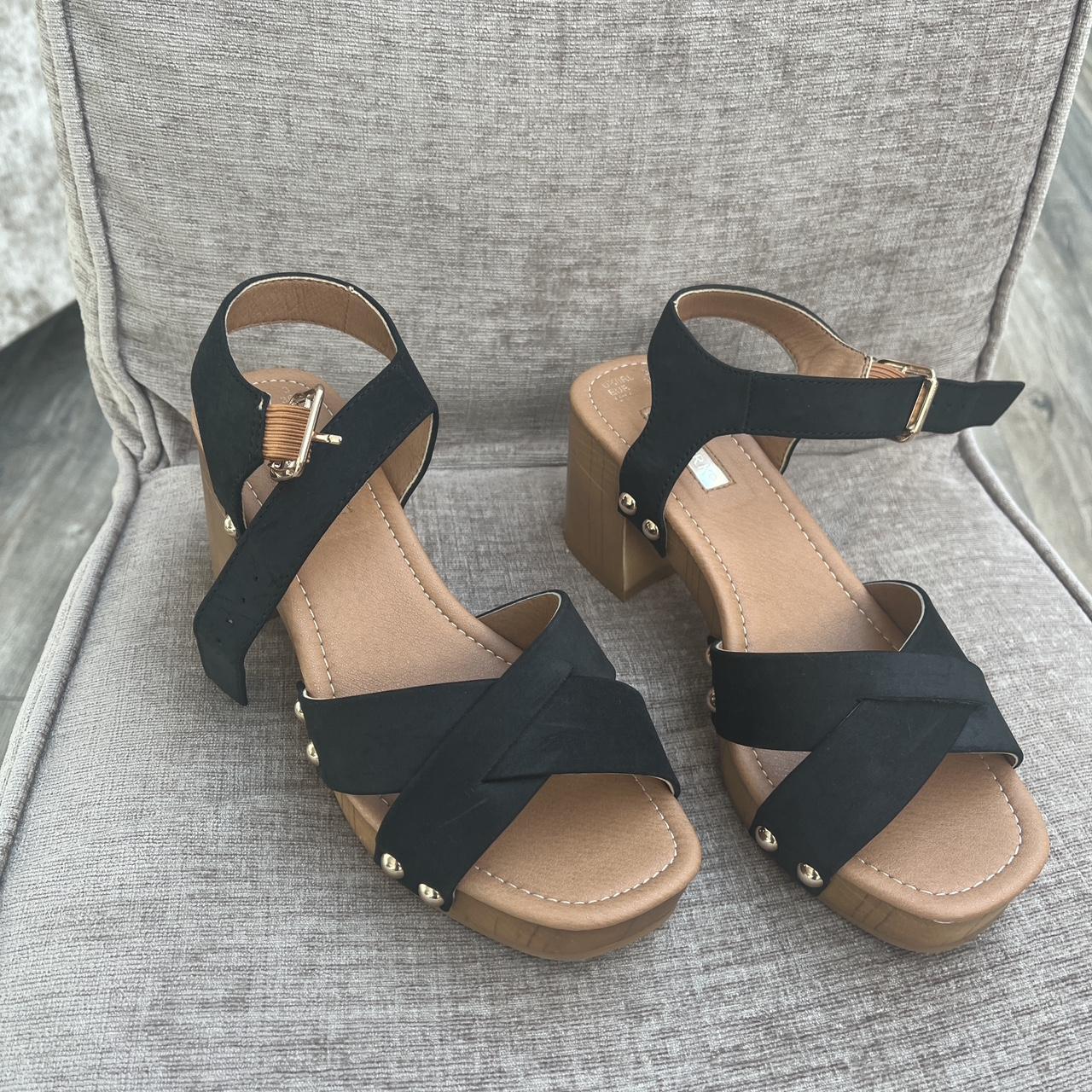 Primark heeled sandals ུ۪ ུ۪ ﾟ｡ Primark heeled... - Depop