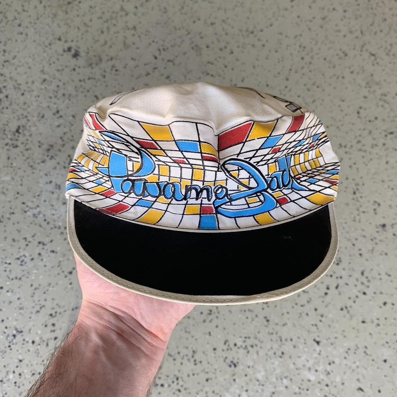 Newport Men's Blue and Yellow Hat | Depop