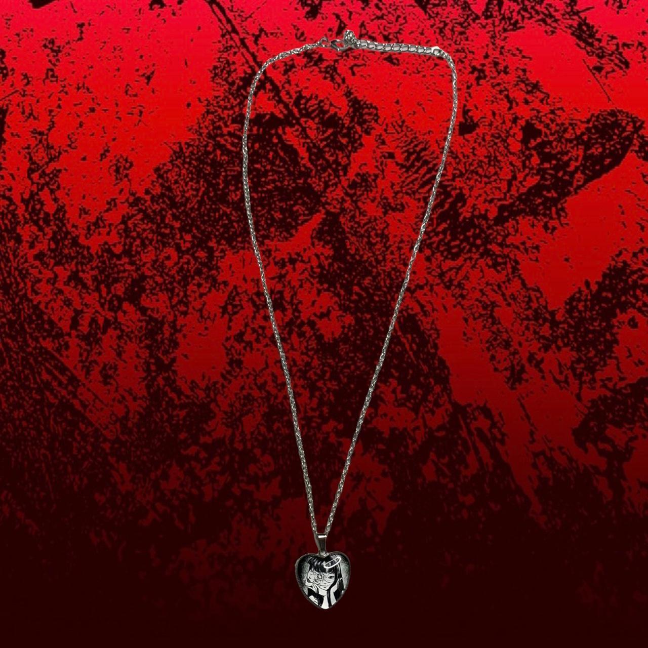 Junji ito tomie split face pendant FREE SHIPPING... - Depop