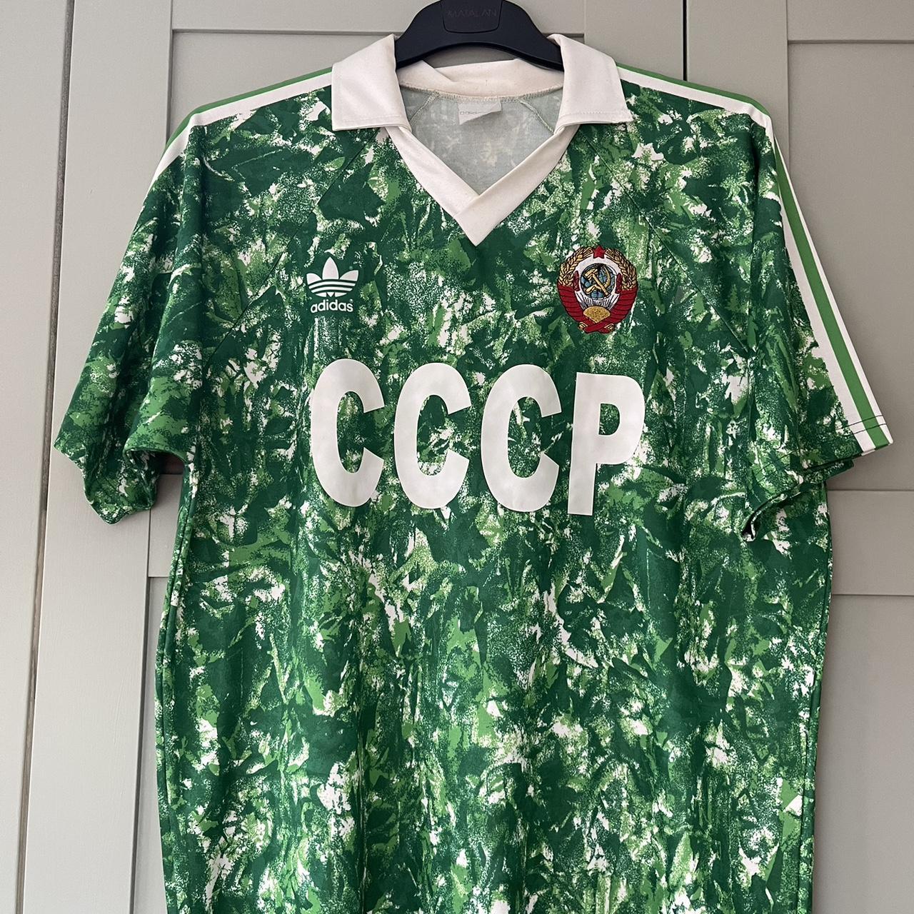 USSR / CCCP football shirt. Adidas. - Depop