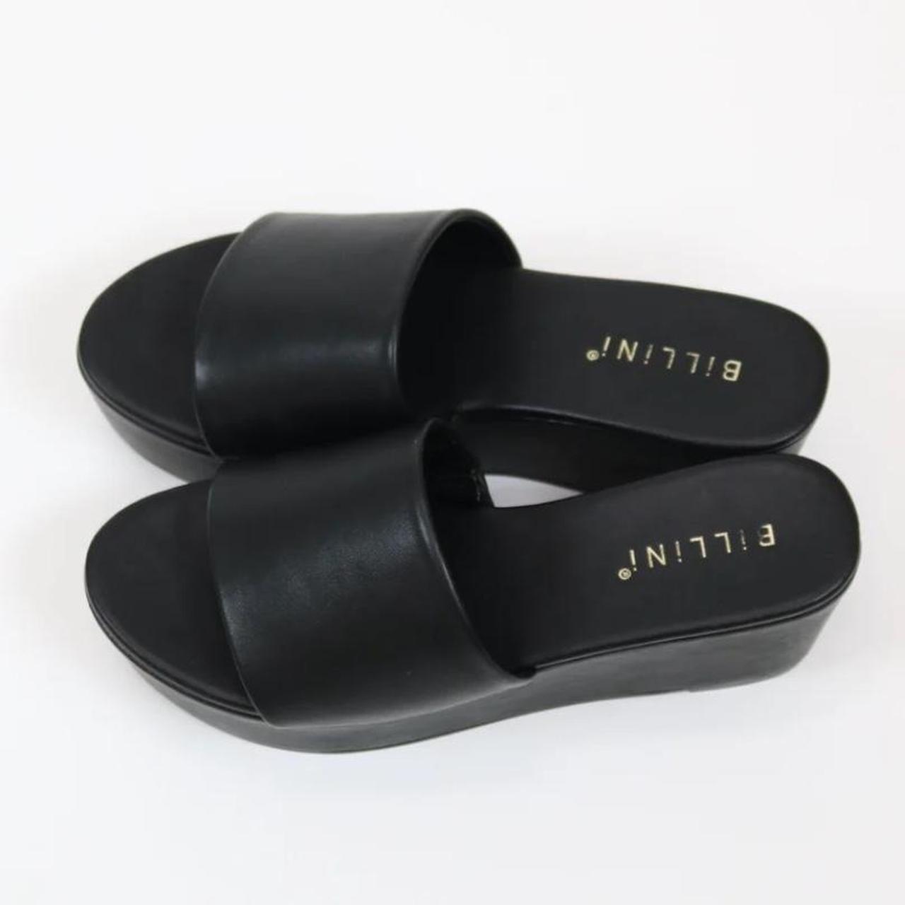 billini fliss platform sandals size 9 - Depop