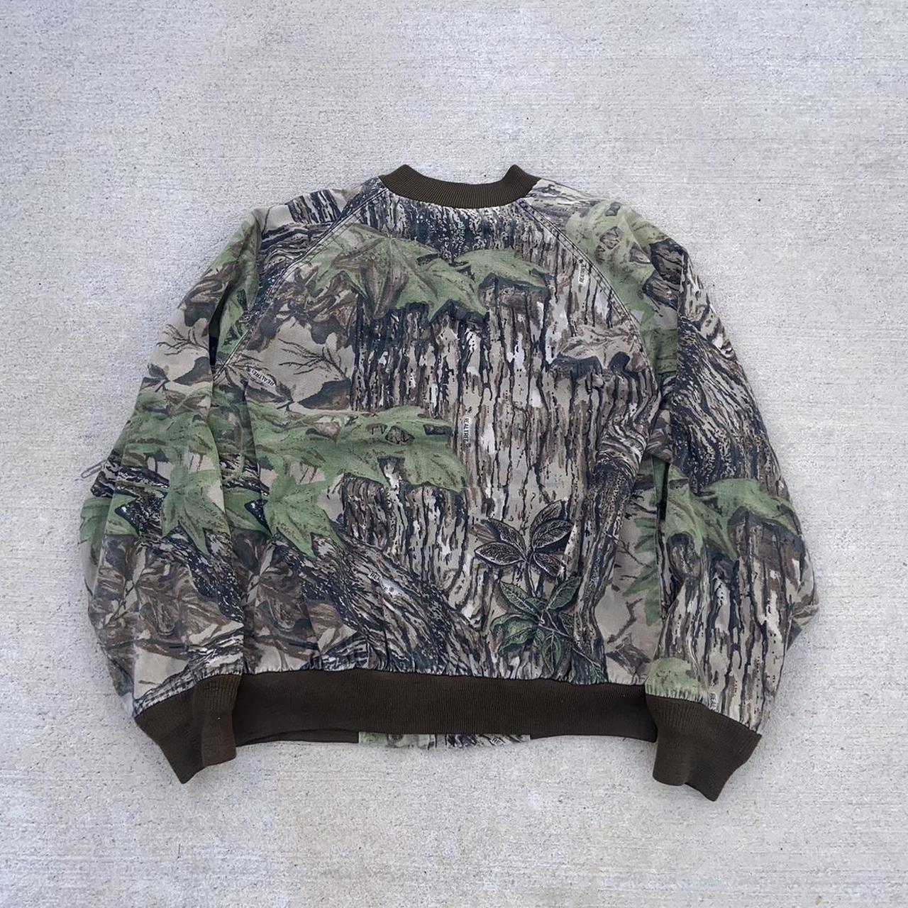 Realtree Men's Green and Brown Jacket | Depop