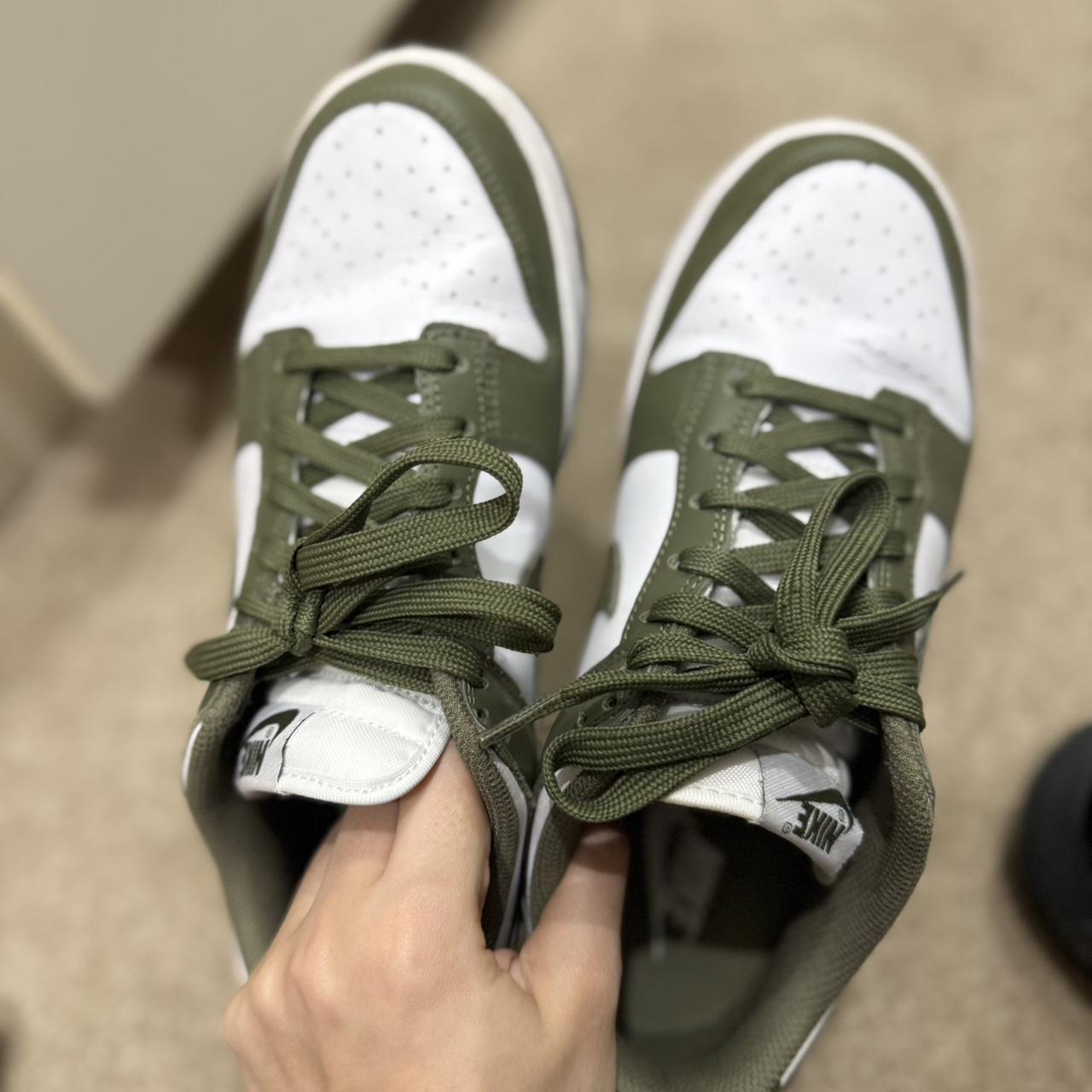 Nike olive dunks - womens US 8 / UK 5.5 Worn once | Depop