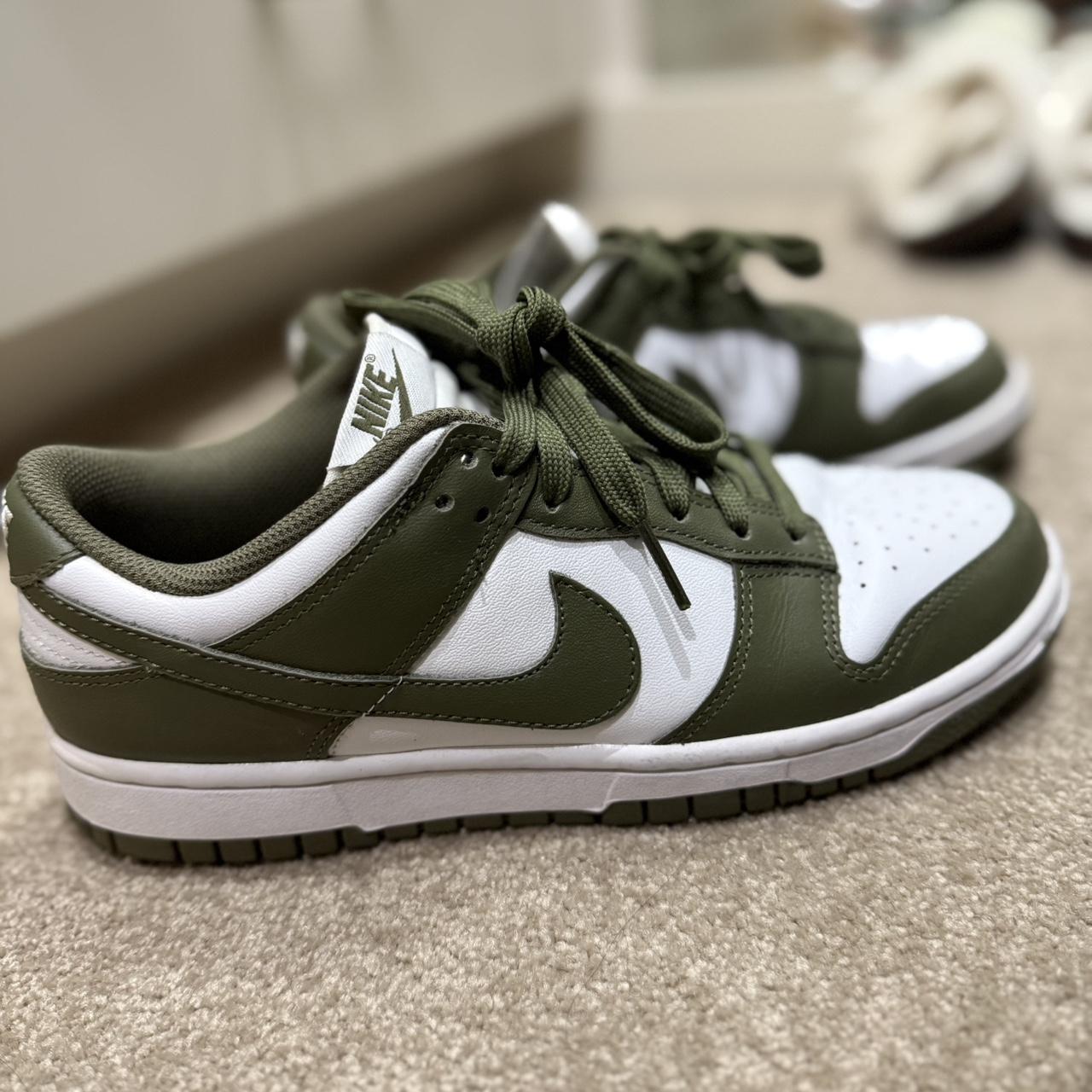 Nike olive dunks - womens US 8 / UK 5.5 Worn once | Depop