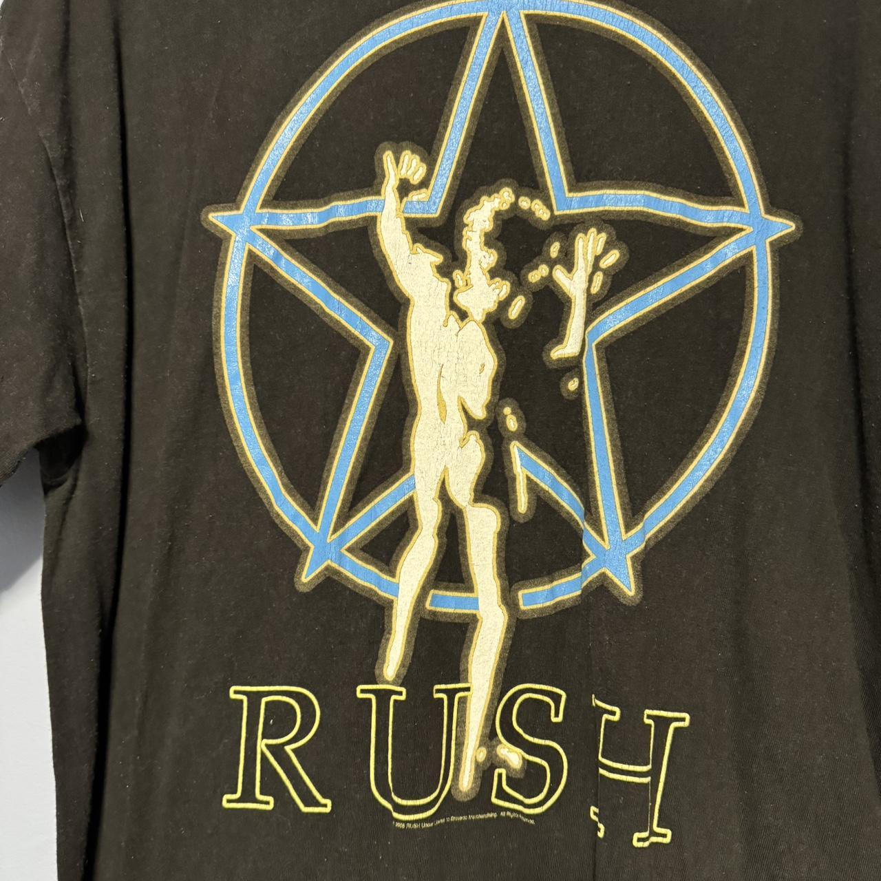 y2k rush band tee - Depop