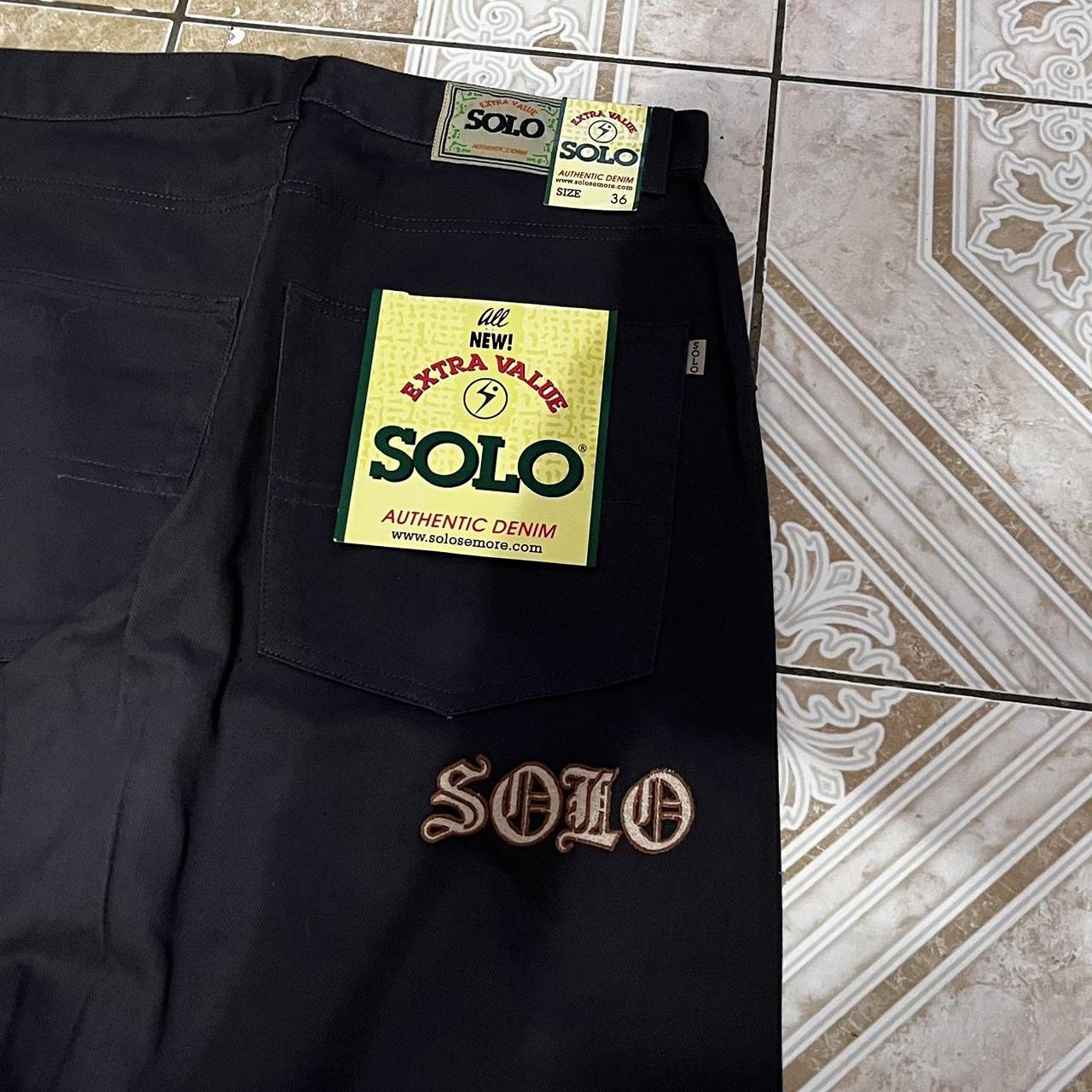 Vintage baggy Solo semore jeans from the 90s sick... - Depop