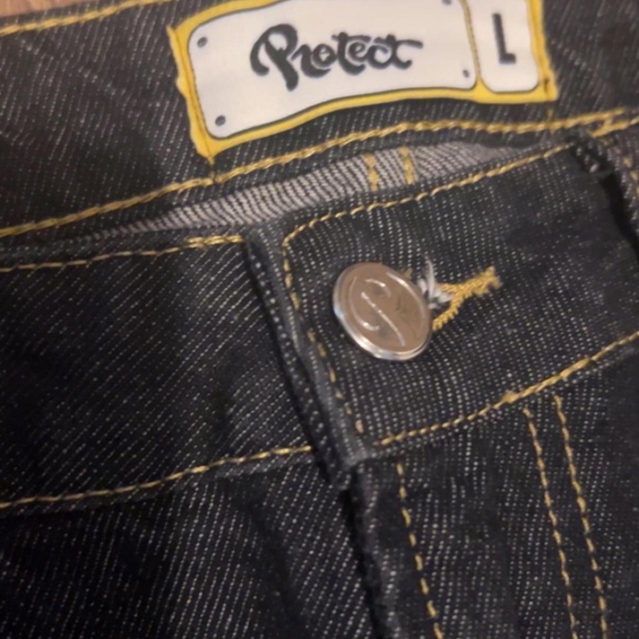 Protect london og spike jeans Worn once Size:L Send... - Depop