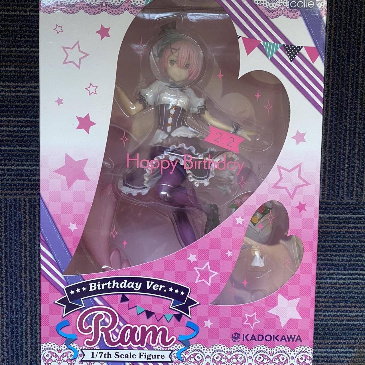 Ram Re:Zero Birthday Kadokawa anime figure 1/7... - Depop